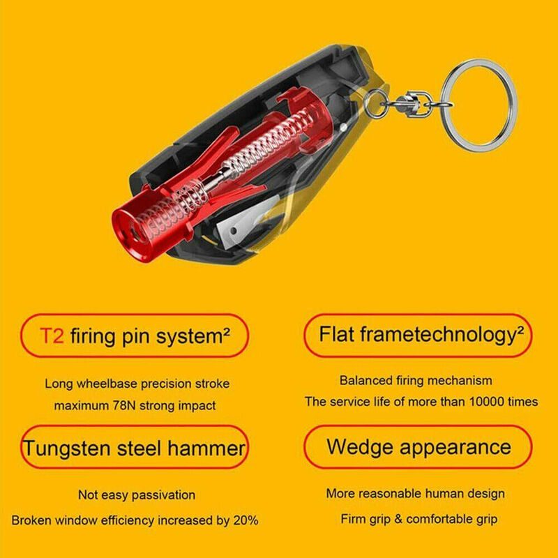 Emergency Car Escape Hammer Tool – Paktec.nz