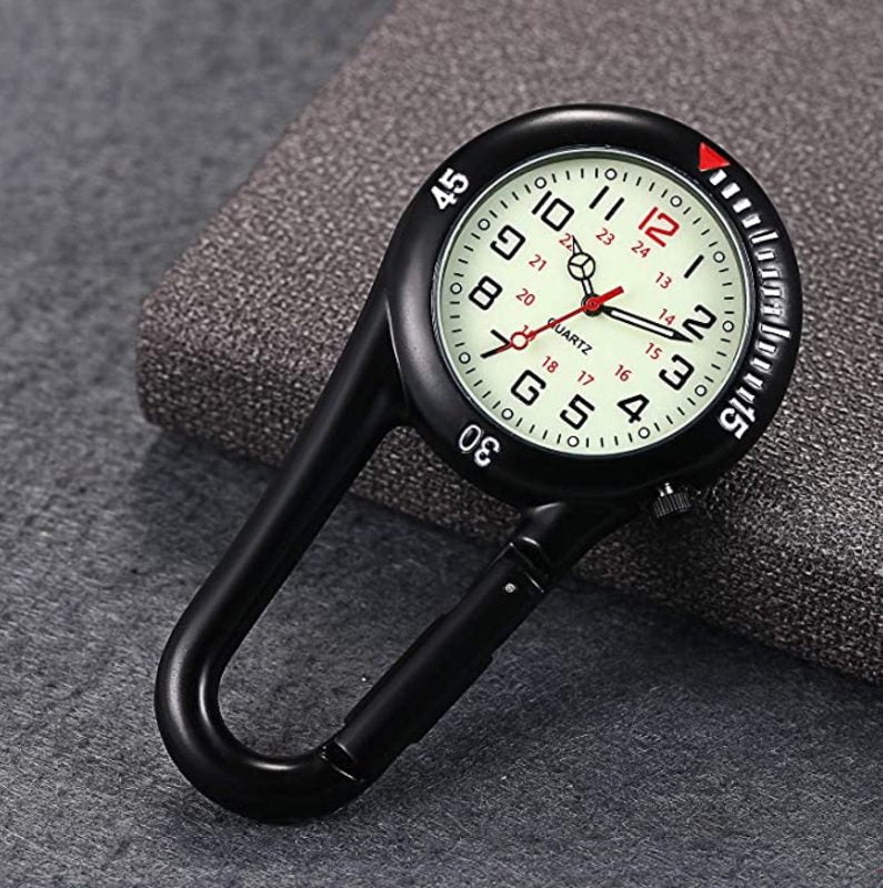 Watch Night Light Clip On Carabiner Watch – Paktec.nz