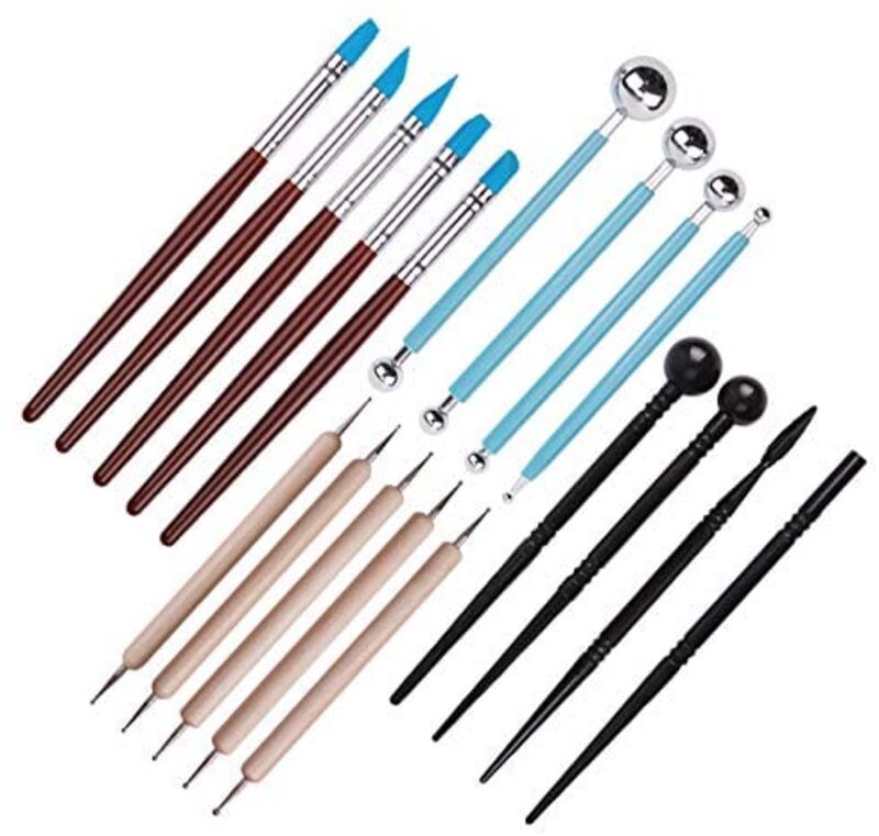 Sculpting Polymer Clay Modeling Tool Kits – Paktec.nz