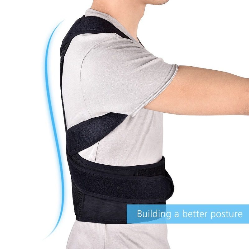 Posture Corrector Back Support Belt Body Brace XXL – Paktec.nz