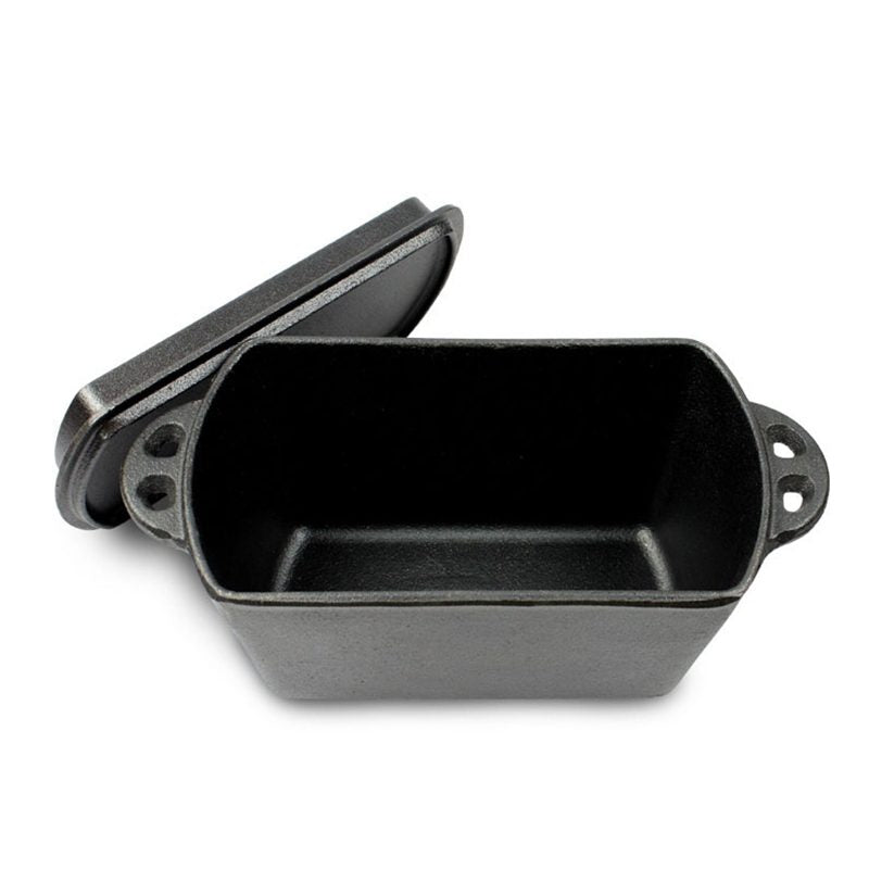 Cast Iron Pot Dutch Oven Loaf Pan with Lid – Paktec.nz
