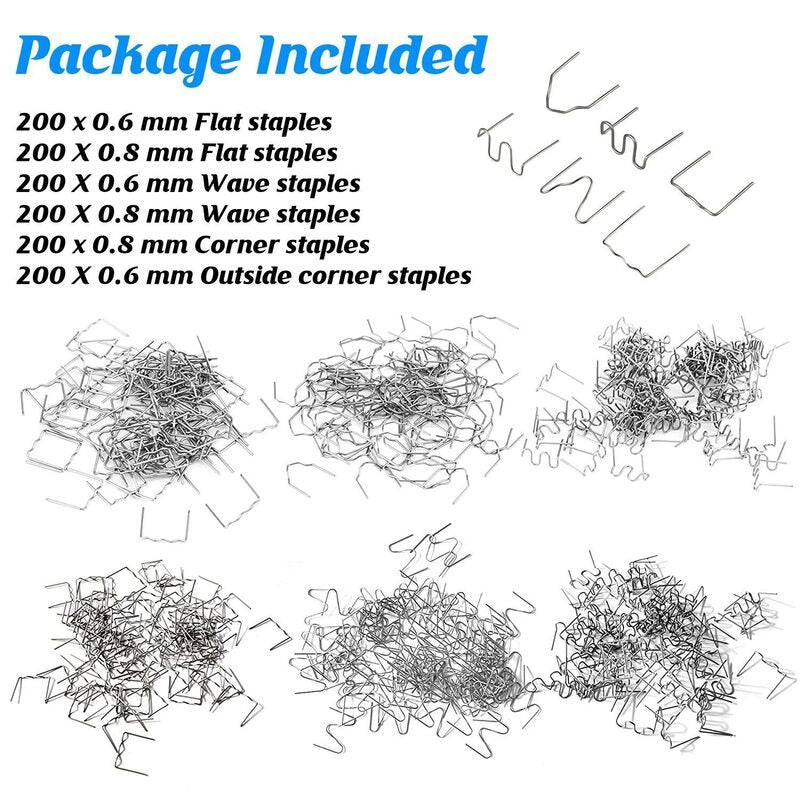 Staple Plastic Welding Kits Car Bumper Fender Stapler Repair Kit ...