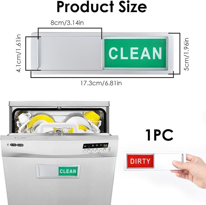 Magnet Dishwasher Clean Dirty Sign Indicator – Paktec.nz