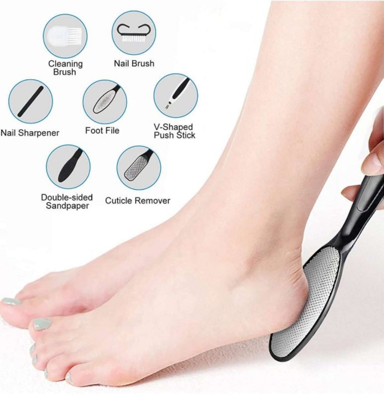 Electric Foot File Grinder Pedicure Tool Kit – Paktec.nz