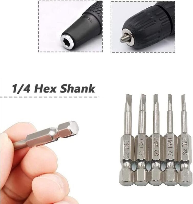Magnetic Triangle Head Screwdriver Bits Set 1.8-3.0mm – Paktec.nz