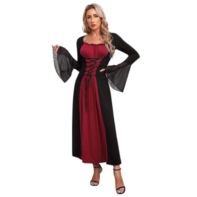 Maxi Dress Gothic Halloween Costume Robe Size 20 – Paktec.nz