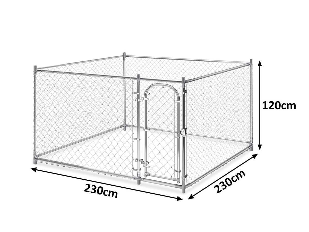 Dog Run 2.3x2.3x1.7m With Roof – Paktec.nz