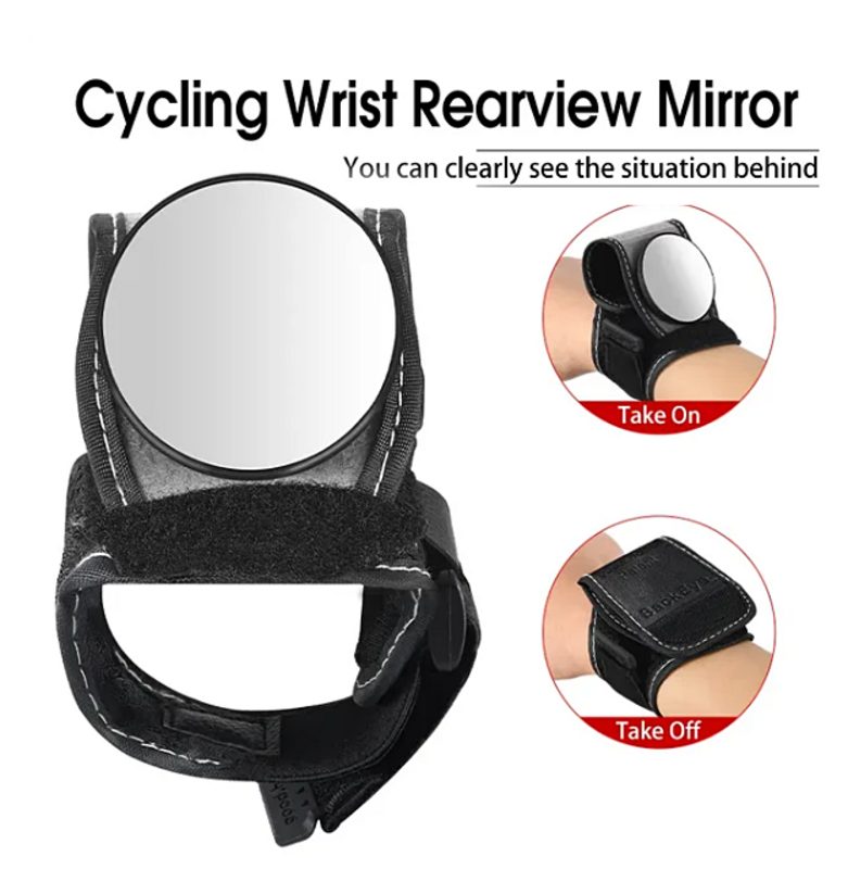 Wrist Mirror Bike Cycling Rear View Safety Bicycle – Paktec.nz