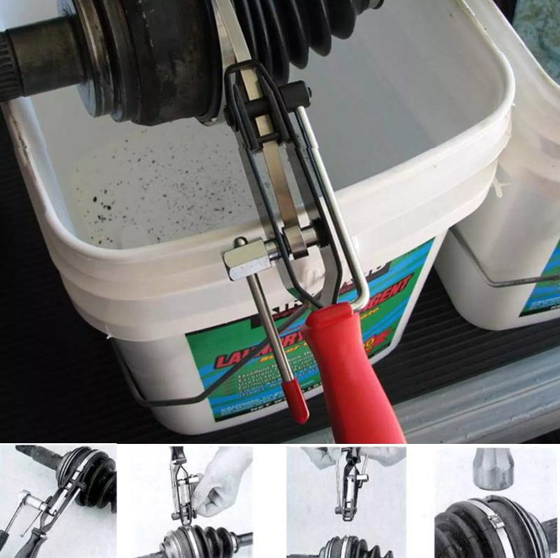 Auto CV Joint Boot Clamps Pliers and Cutter Ear Banding Tool Set ...