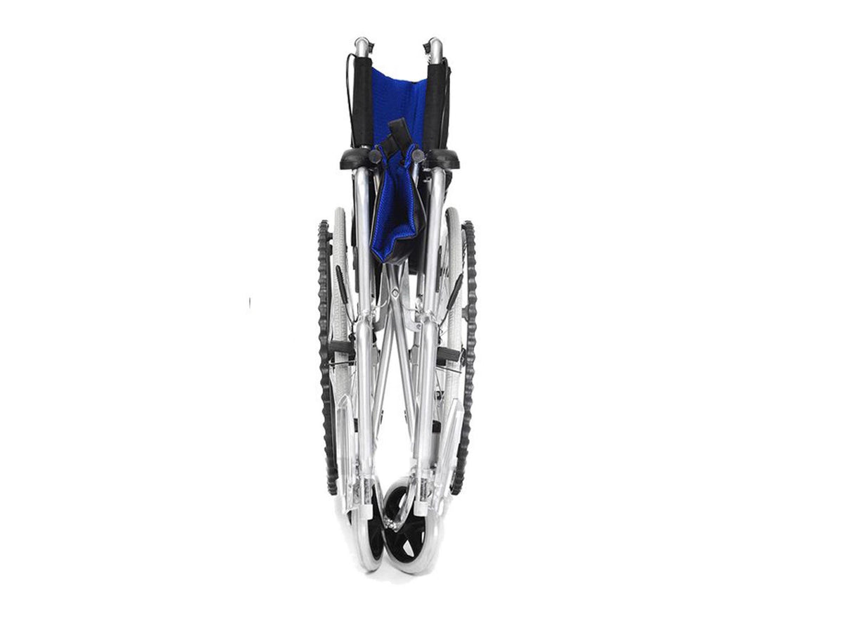 Folding Self Propelled Wheelchair Red – Paktec.nz