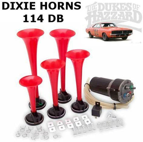 12v Trumpet Air Horns Musical Dixie Duke Of Hazzard Horn Set – Paktec.nz