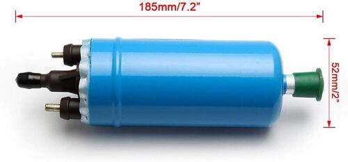 Inline High Pressure 12V Fuel Pump Universal Gasoline Diesel Fit ...