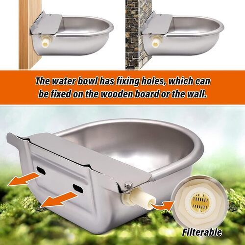 Water Trough Auto fill Drinking Bowl – Paktec.nz