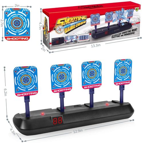 Shooting Target for Nerf Gun Electronic Scoring Auto Reset Targets ...